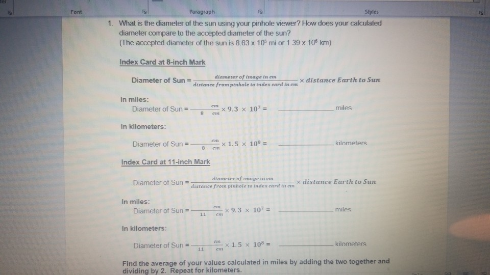 Solved I made a pinhole viewer but we have nothing but rain | Chegg.com