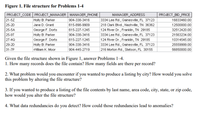 Solved Figure 1 File Structure For Problems 1 4