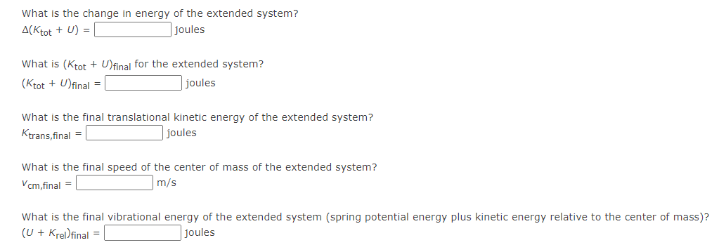 Solved In the point particle system, what was the distance | Chegg.com