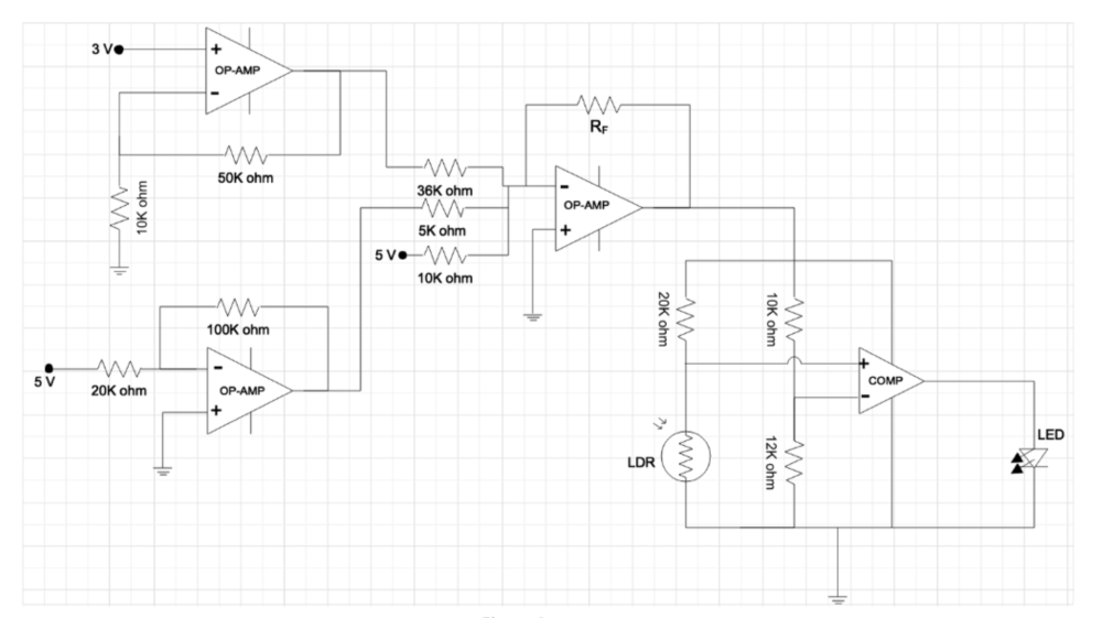 Solved Question One: The circuit design in Figure 1 requires | Chegg.com