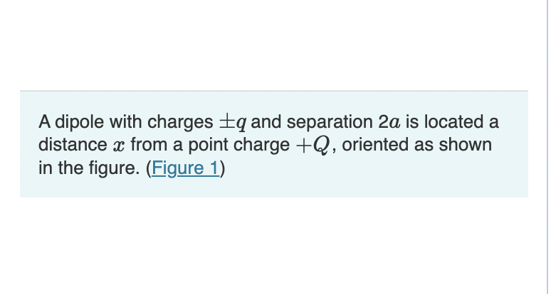Solved What is the direction of the net force?A dipole with | Chegg.com