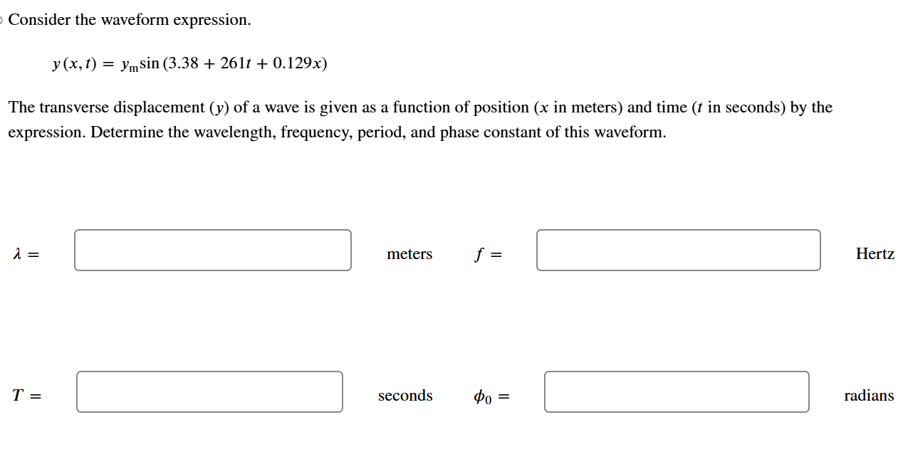 Solved code class="asciimath">Consider the waveform | Chegg.com