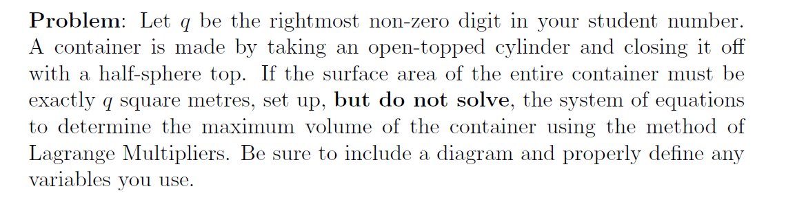 Solved Problem: Let q be the rightmost non-zero digit in | Chegg.com
