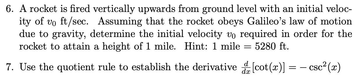 Solved 6. A rocket is fired vertically upwards from ground | Chegg.com