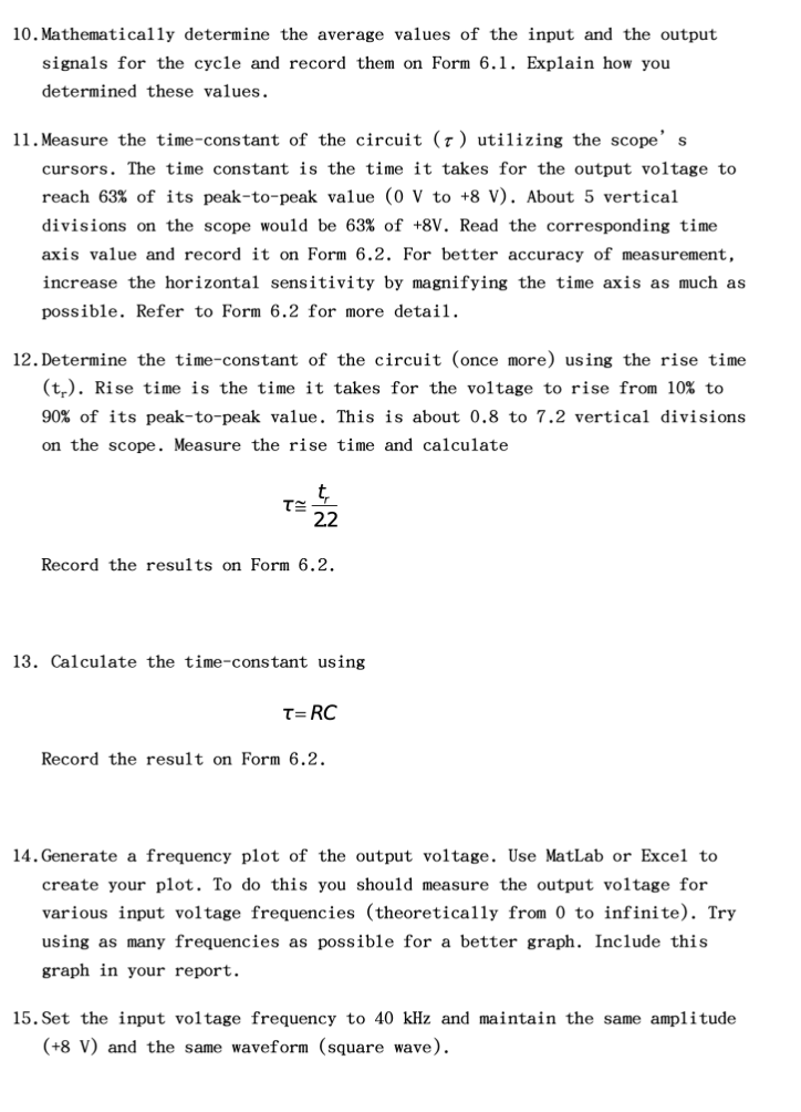 Solved Part A. RC Low-Pass Filter: The circuit shown in | Chegg.com