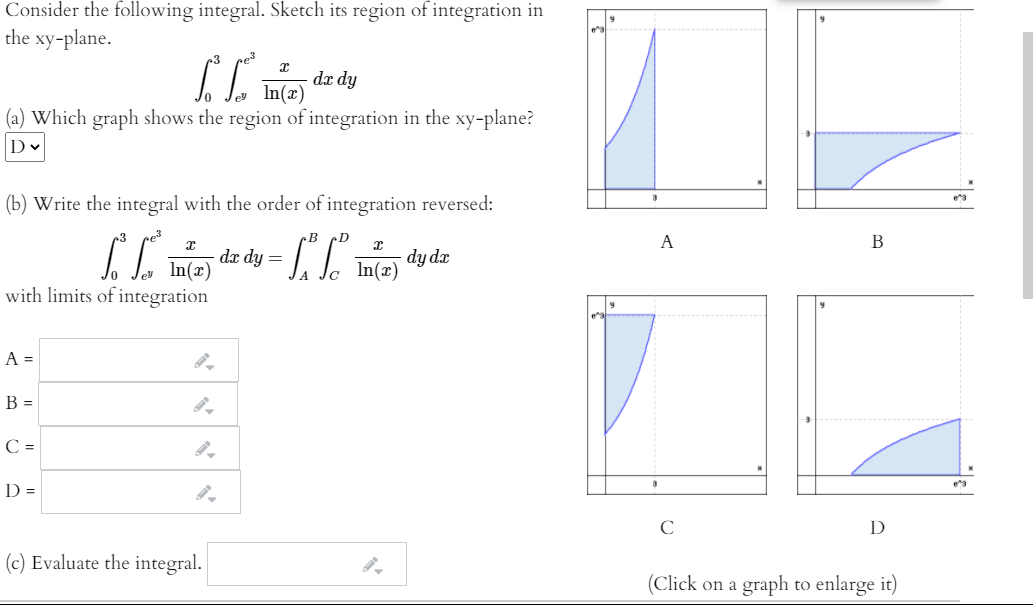 Solved Consider the following integral. Sketch its region of | Chegg.com