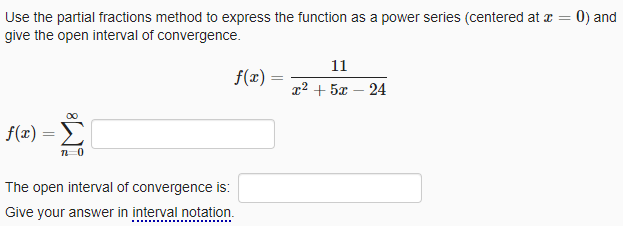 Solved 0) and Use the partial fractions method to express | Chegg.com