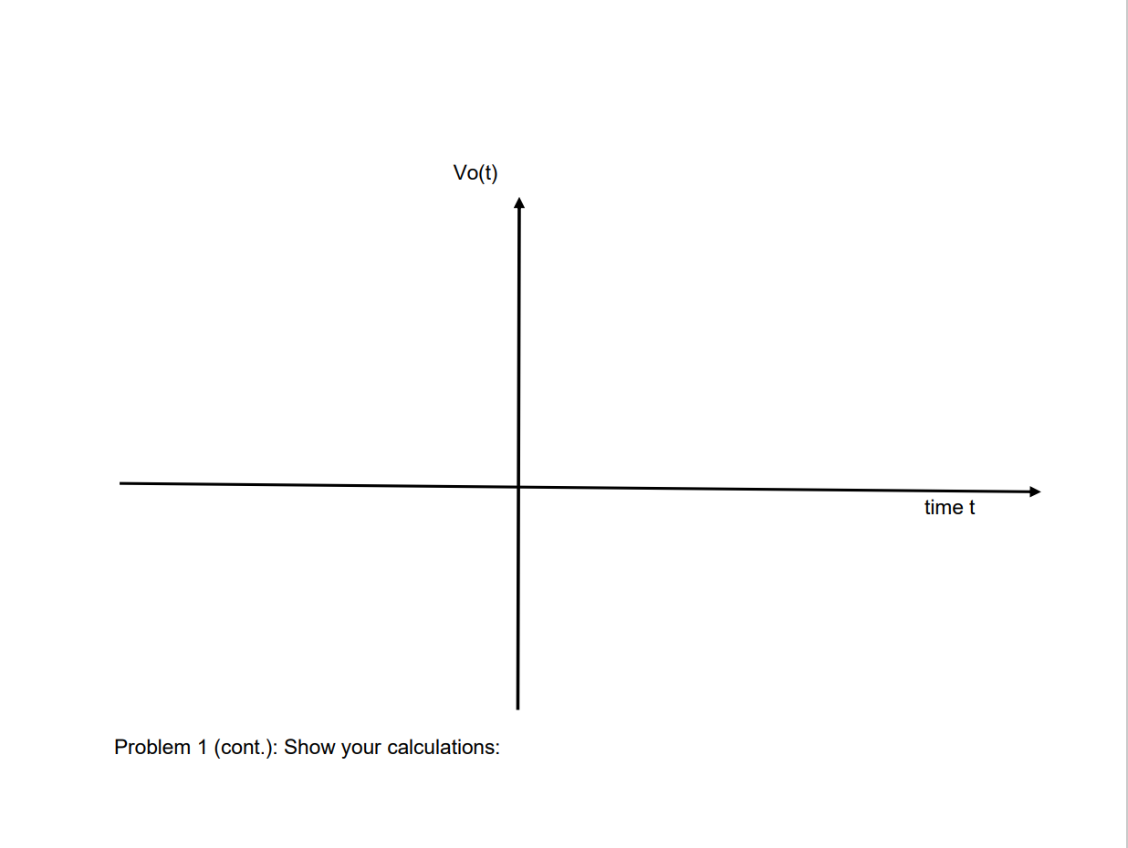 Solved (a) Plot the input-output characteristic, Vo versus | Chegg.com