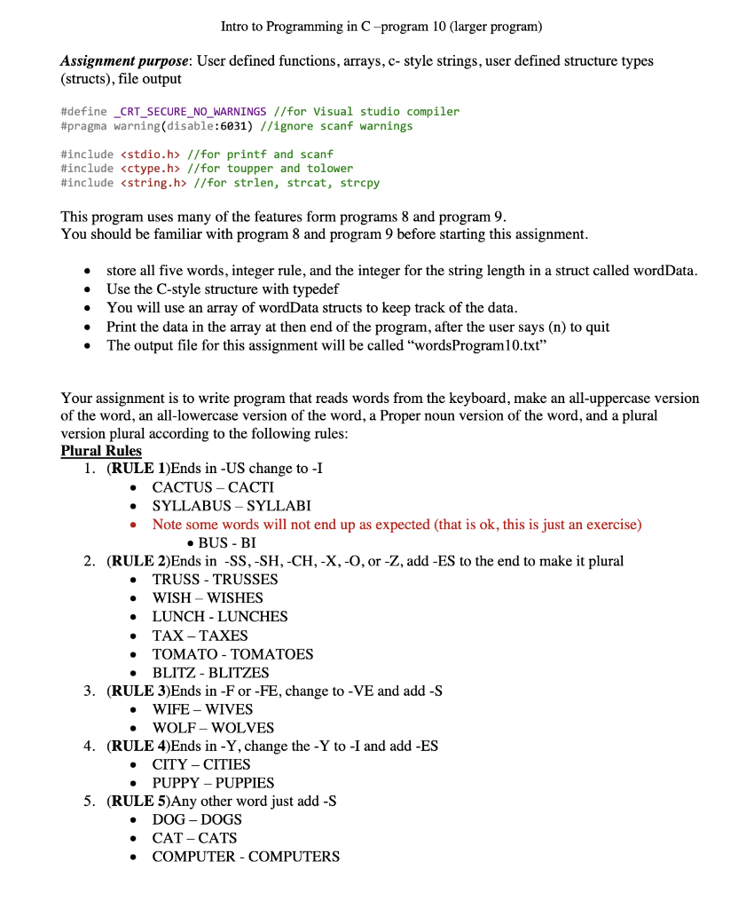 Solved PROGRAMMING IN C (THIS SAME QUESTION ON CHEGG IS | Chegg.com