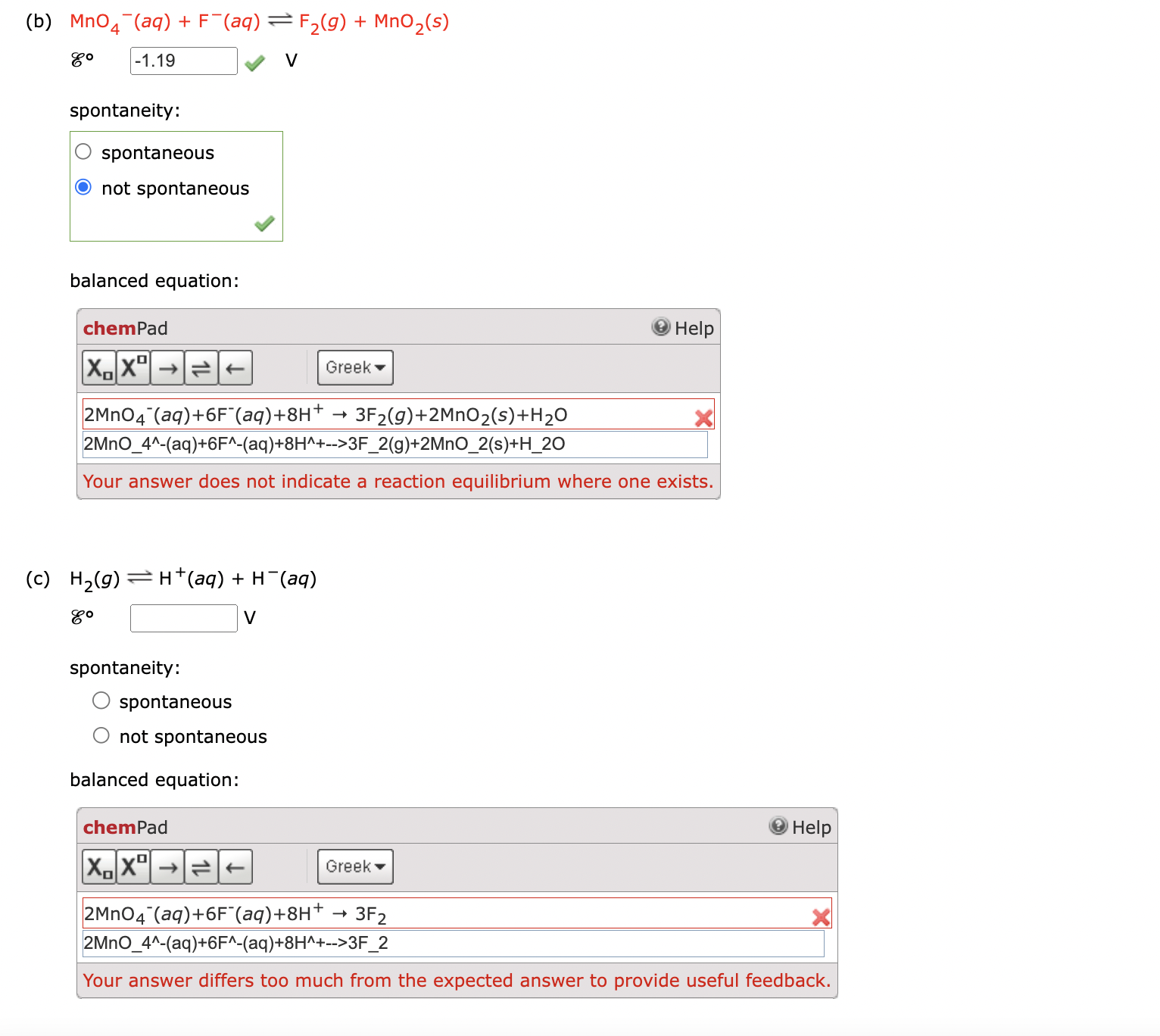 Solved (Use the lowest possible whole number coefficients. | Chegg.com