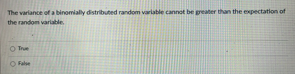 Solved The variance of a binomially distributed random | Chegg.com