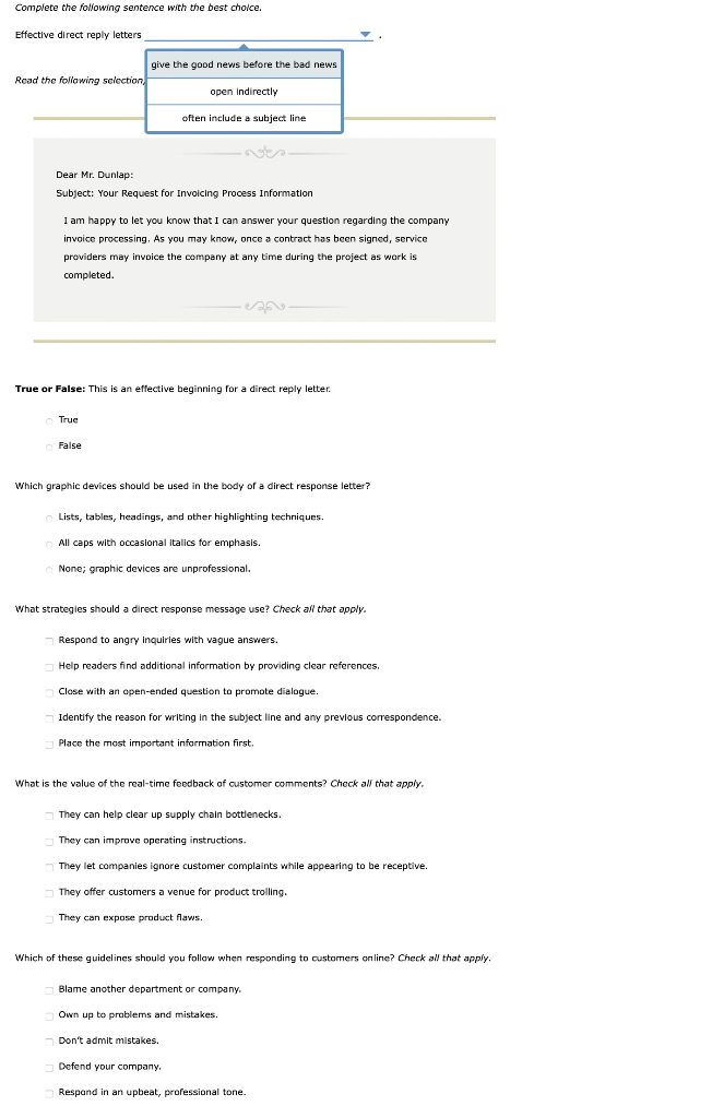 Solved 2. Request, Response, and Instruction Messages | Chegg.com