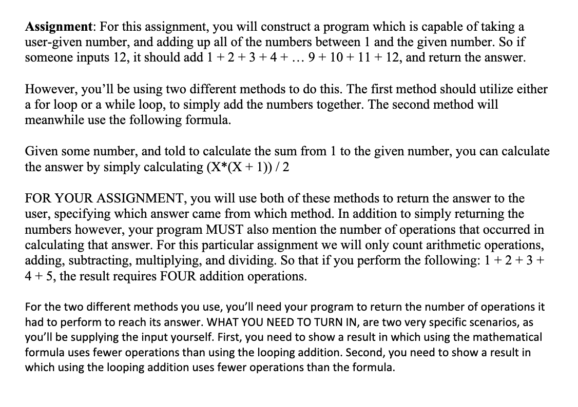 Solved Assignment: For this assignment, you will construct a | Chegg.com