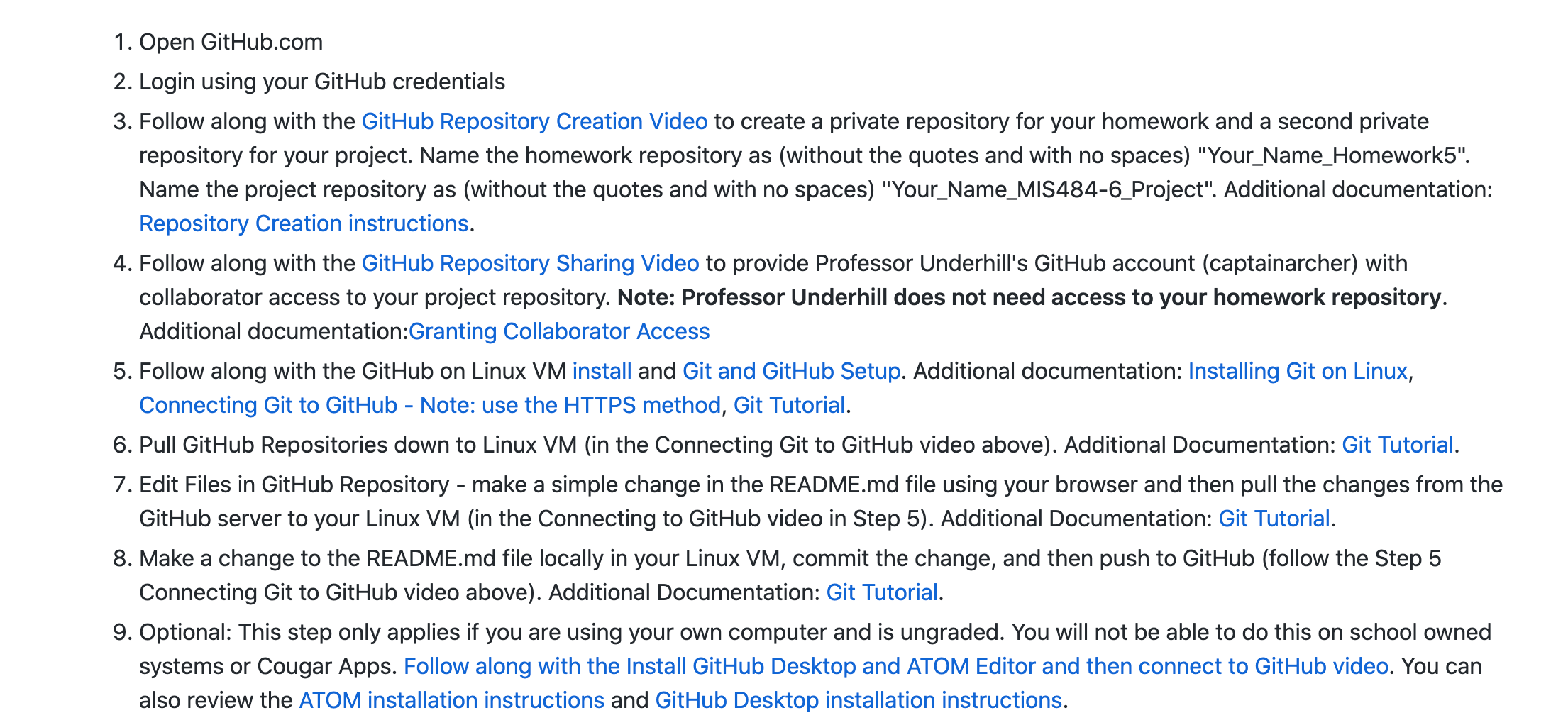 1. Open GitHub.com 2. Login using your GitHub | Chegg.com