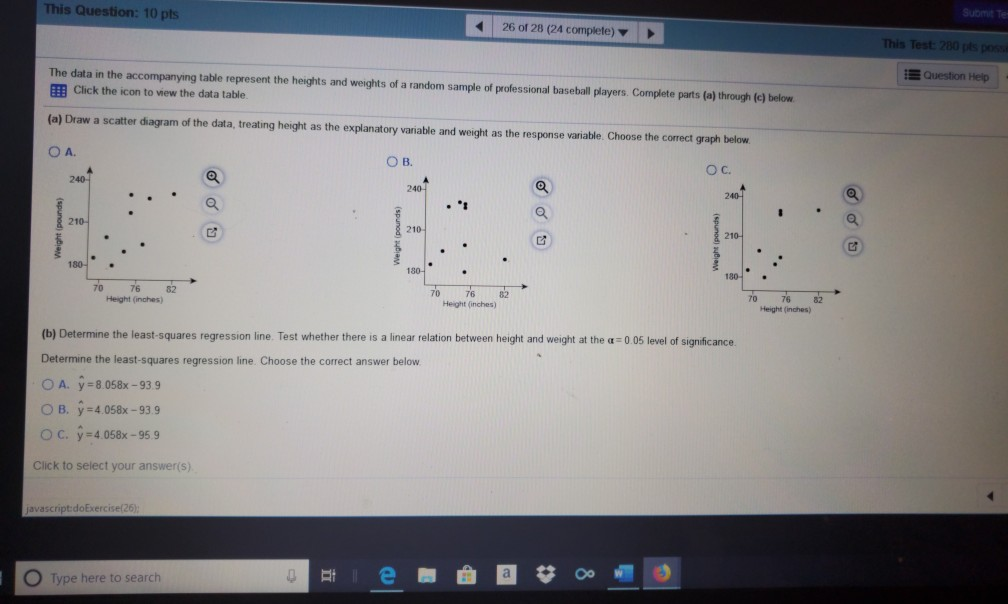 Solved This Question: 10 pts 26 of 28 (24 complete) This | Chegg.com