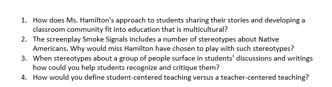 Solved When Ms. Hamilton returned to John F. Kennedy High | Chegg.com