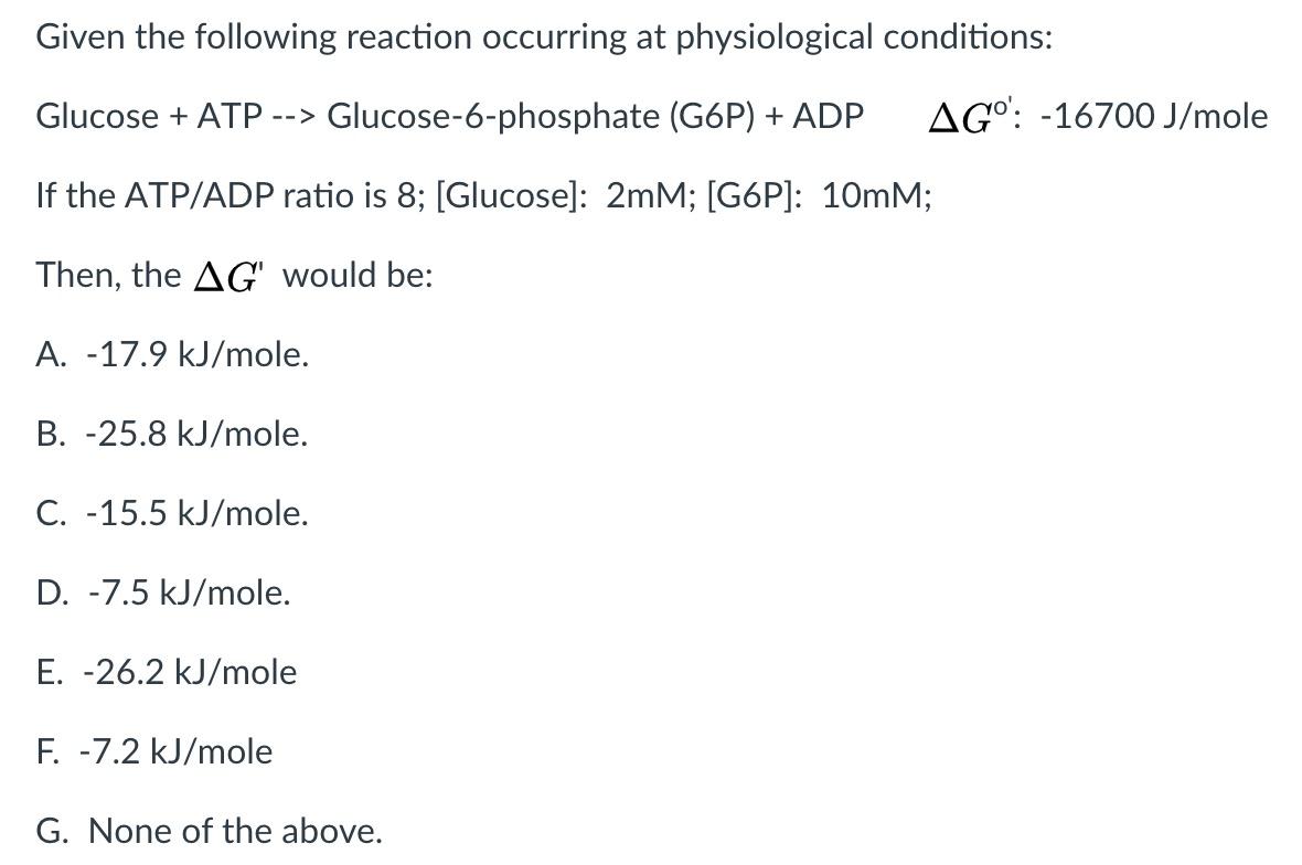 Solved Given the following reaction occurring at | Chegg.com