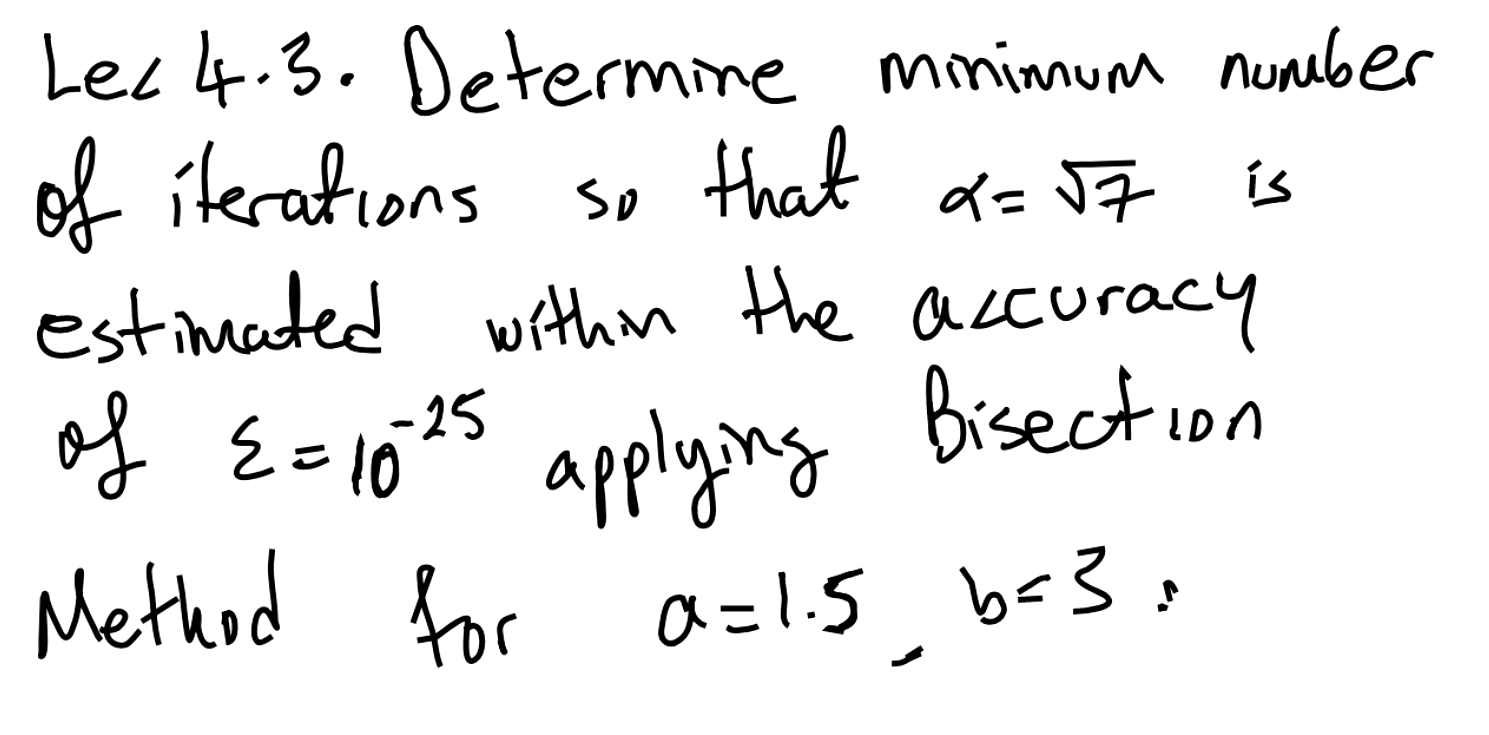 Solved Le24.3. Determine minimum number of iterations so | Chegg.com