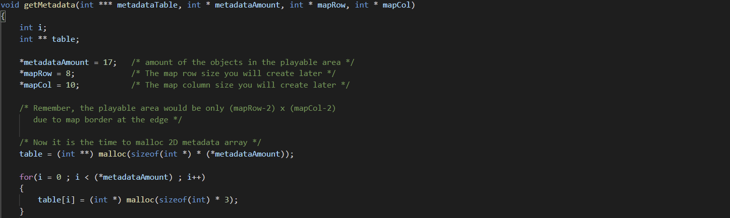 Solved C programming Language (c89) How do I create a 2D | Chegg.com