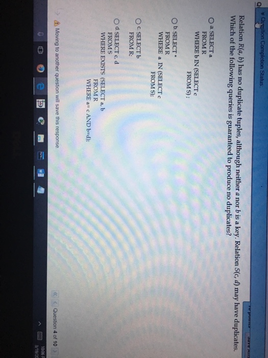 Solved Question 2 10 points Save Answ as follows: are | Chegg.com