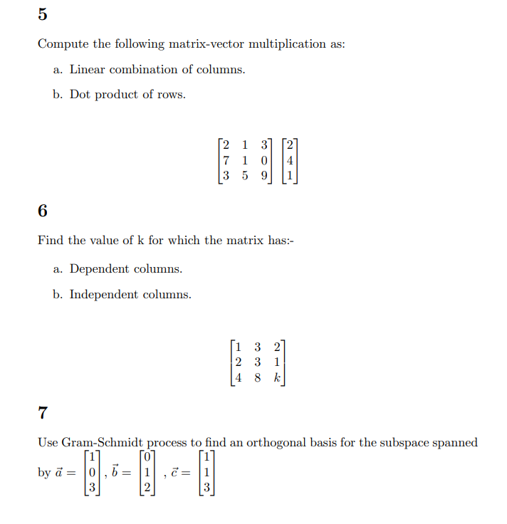 Solved 1 Solve the system of equations using elimination and | Chegg.com