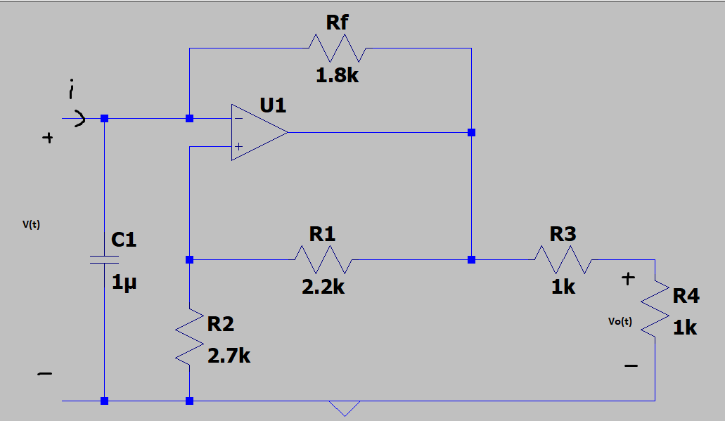Solved Negative resistance converter circuit a) Find the | Chegg.com