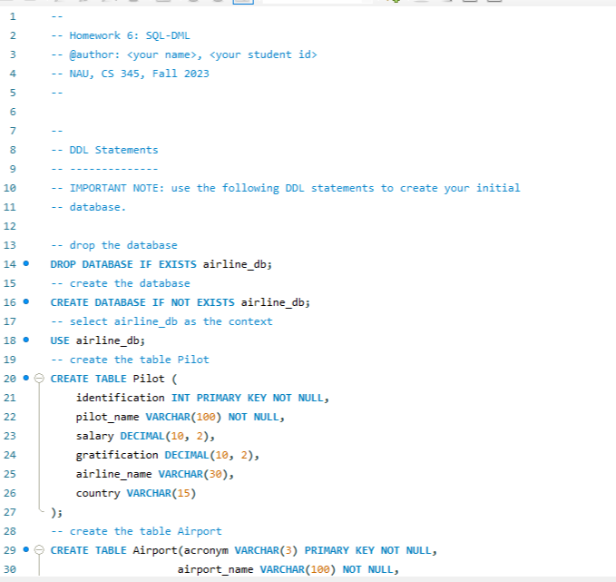 Output 1: Pilot is populated with dataOutput 5: Las | Chegg.com