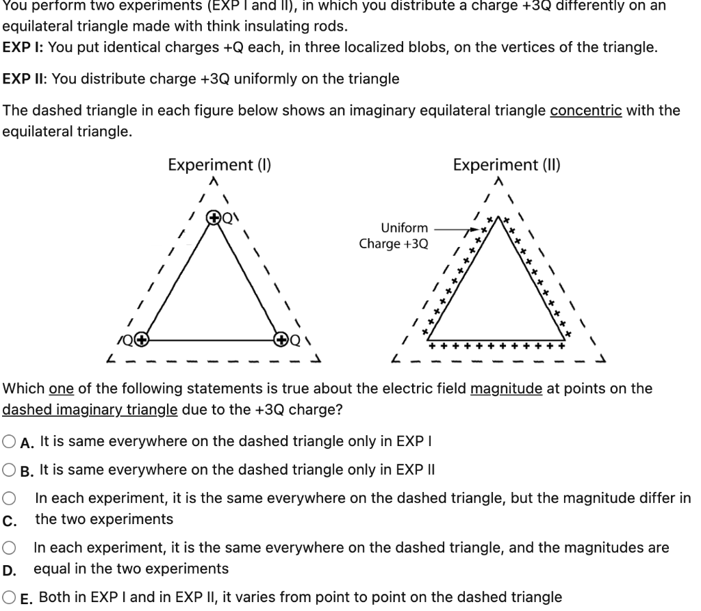 Solved You perform two experiments (EXP I and II), in which | Chegg.com