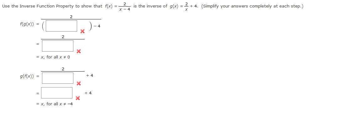 Solved Use the Inverse Function Property to show that f(x) = | Chegg.com