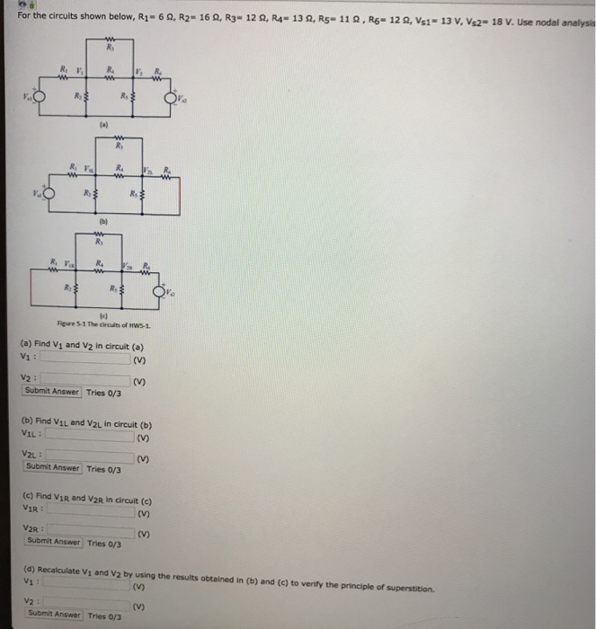 Solved Forthe circuits shown below, R1-6 Ω,R2-16 Ω, R3-12 Ω, | Chegg.com