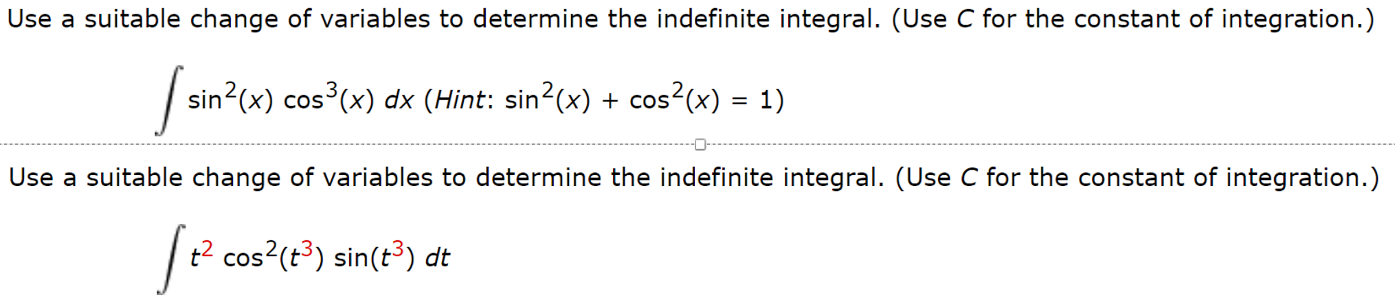 Solved Use a suitable change of variables to determine the | Chegg.com