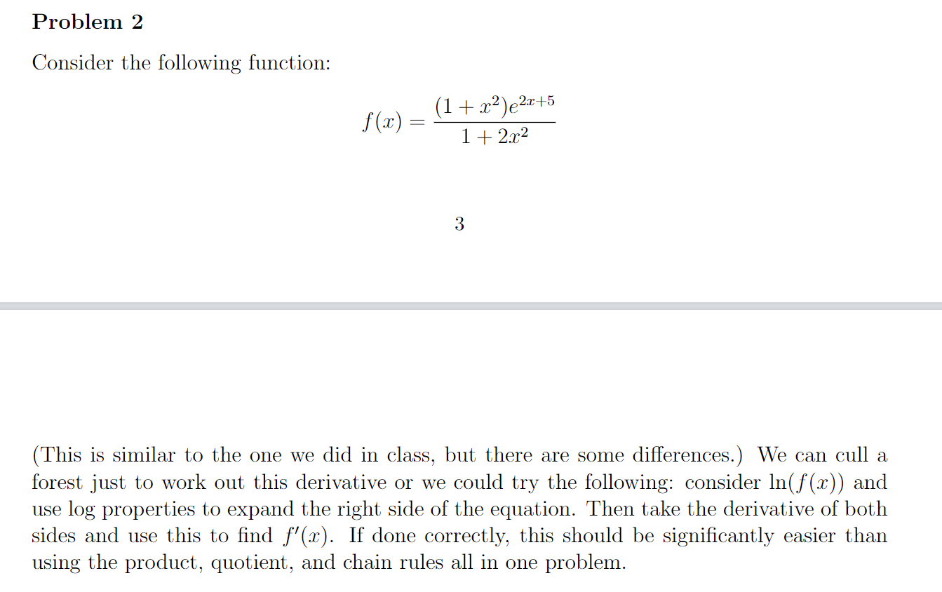 Solved Consider the following function: | Chegg.com
