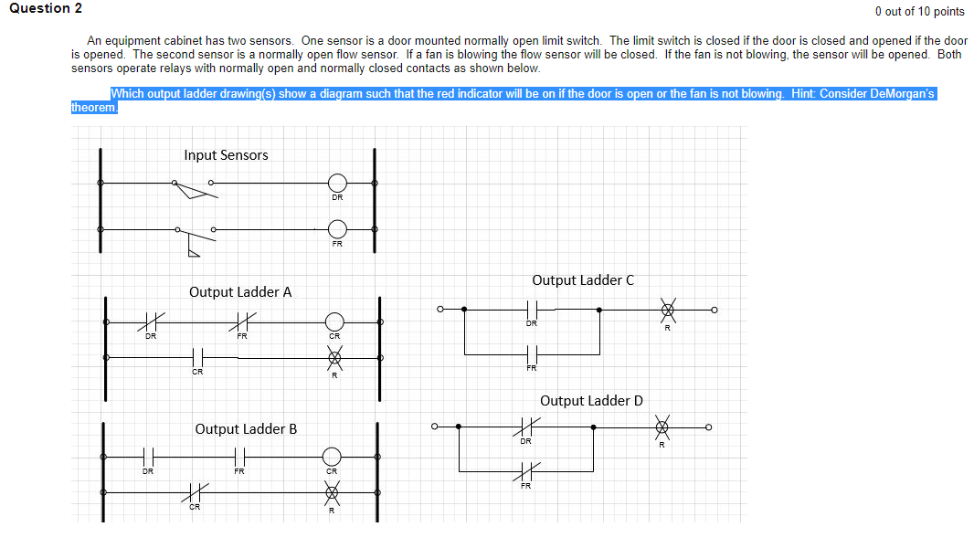Solved Question 2 O out of 10 points An equipment cabinet | Chegg.com
