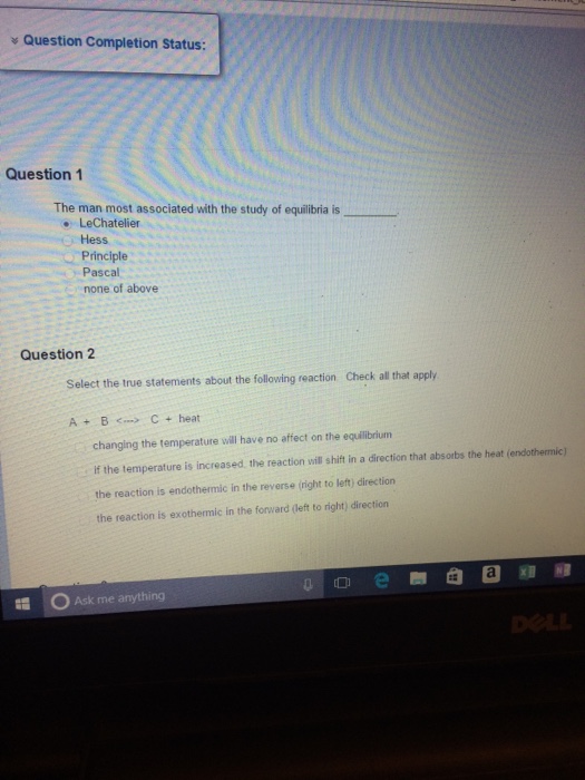 Solved Question Completion Status: Question 1 The man most | Chegg.com