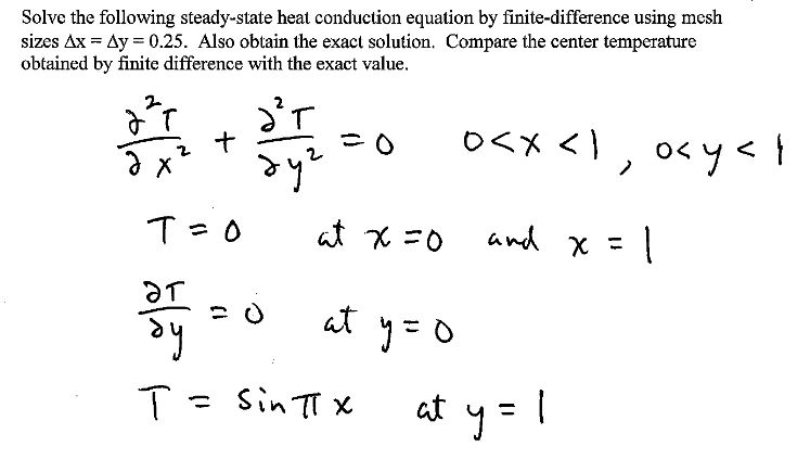 Solved Solve the following steady-state heat conduction | Chegg.com