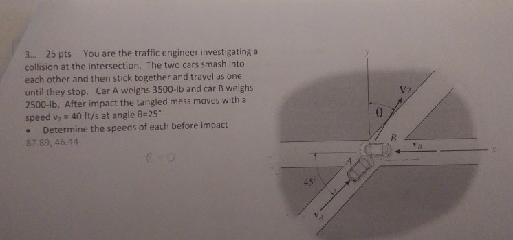 Solved 3. 25 pts You are the traffic engineer investigating | Chegg.com