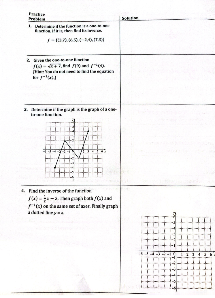 Solved Practice Problem Solution 1. Determine if the | Chegg.com