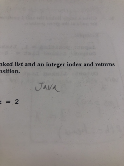 Solved C Given A Singly Linked List Write A Recursive 9629
