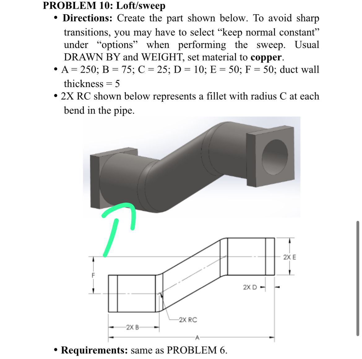 Solved Please explain how to draw on Solidworks step by step | Chegg.com