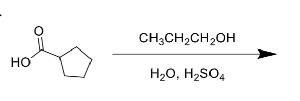 Solved H2O,H2SO4CH3CH2CH2OH | Chegg.com