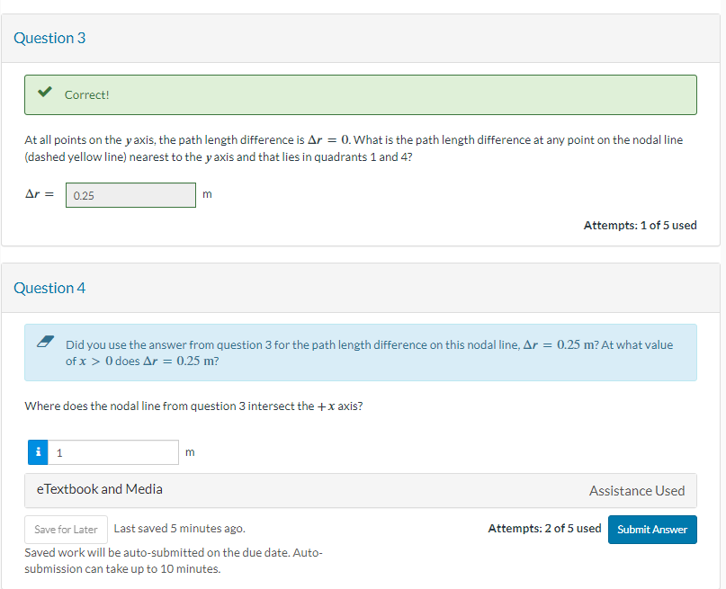 At all points on the y axis, the path length | Chegg.com