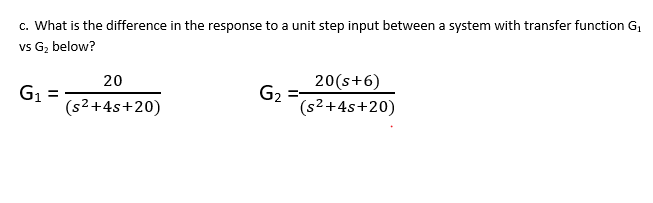 Solved 2. ( 20pts) For the following transfer functions, | Chegg.com