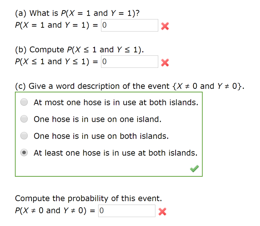 Solved (a) What is P(X = 1 and Y-1)? (b) Compute P(X 1 and | Chegg.com