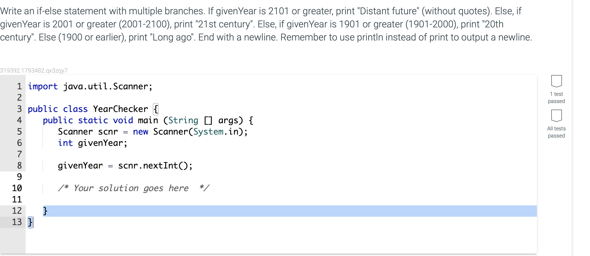 Solved Write an if-else statement with multiple branches. If | Chegg.com
