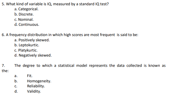 Solved 1. What is a confounding variable? a. A variable that | Chegg.com