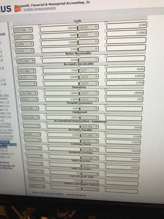 Solved Comprehensive Problem 7 (Part Level Submission) On | Chegg.com