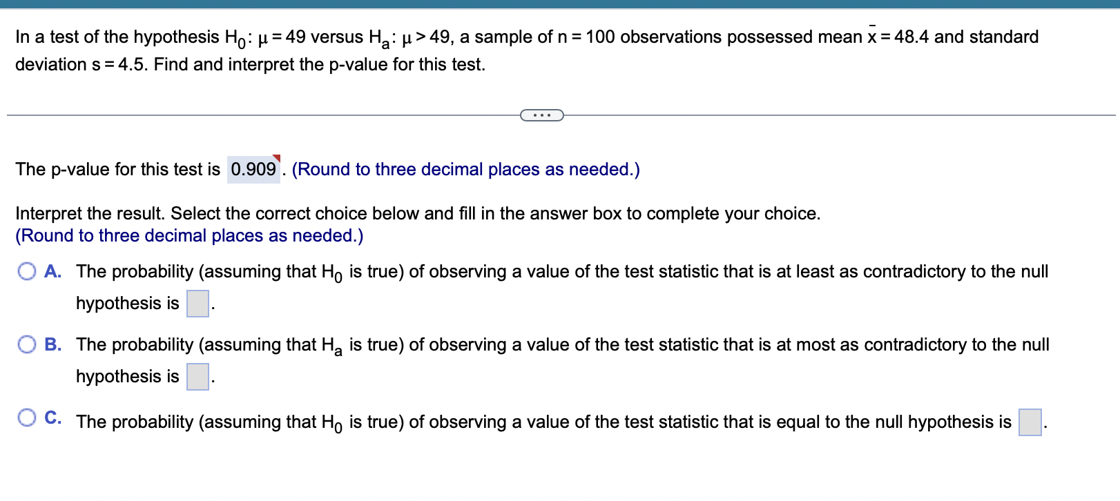 Solved Table entry for p and C is the critical value t∗ with | Chegg.com
