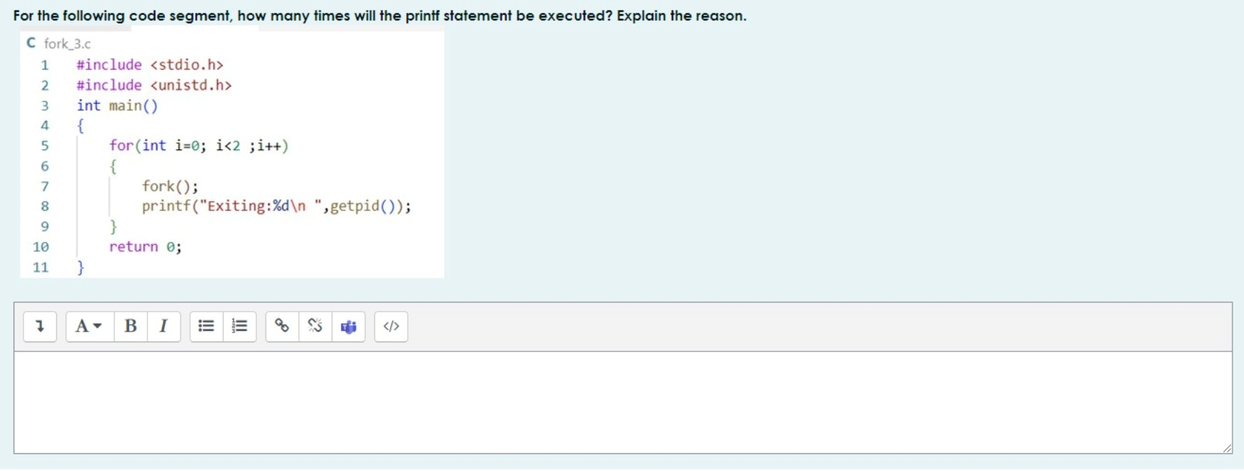 Solved For the following code segment, how many times will | Chegg.com