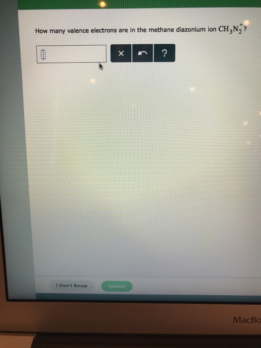Solved How many valence electrons are in the methane | Chegg.com