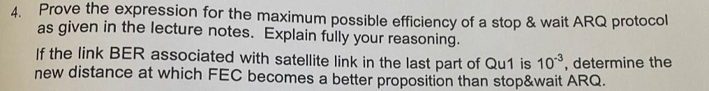 Solved Prove the expression for the maximum possible | Chegg.com